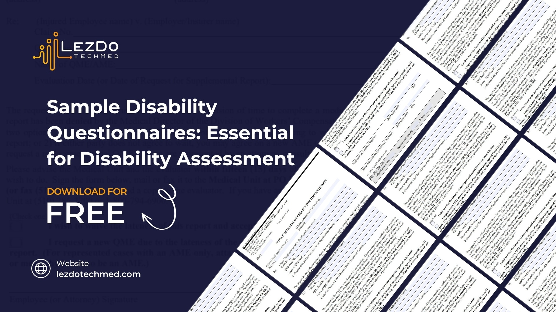 Sample Disability Questionnaires: Essential for Disability Assessment ...
