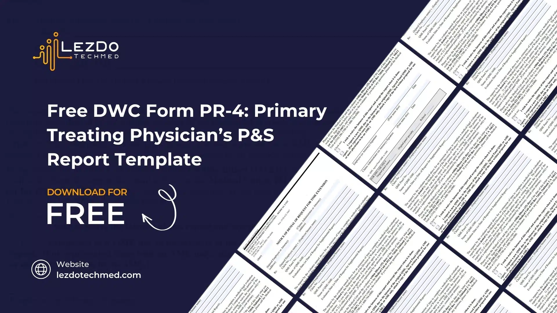 Free DWC Form PR-4: Primary Treating Physician’s P&S Report Template ...