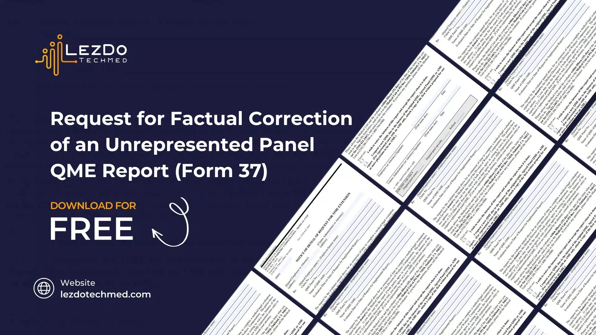 Request for Factual Correction of an Unrepresented Panel QME Report ...