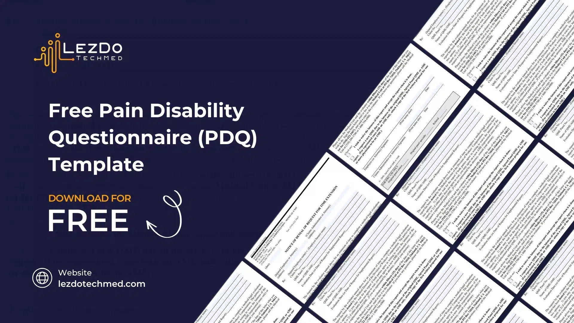 Free Pain Disability Questionnaire (PDQ) Template – Download Now ...