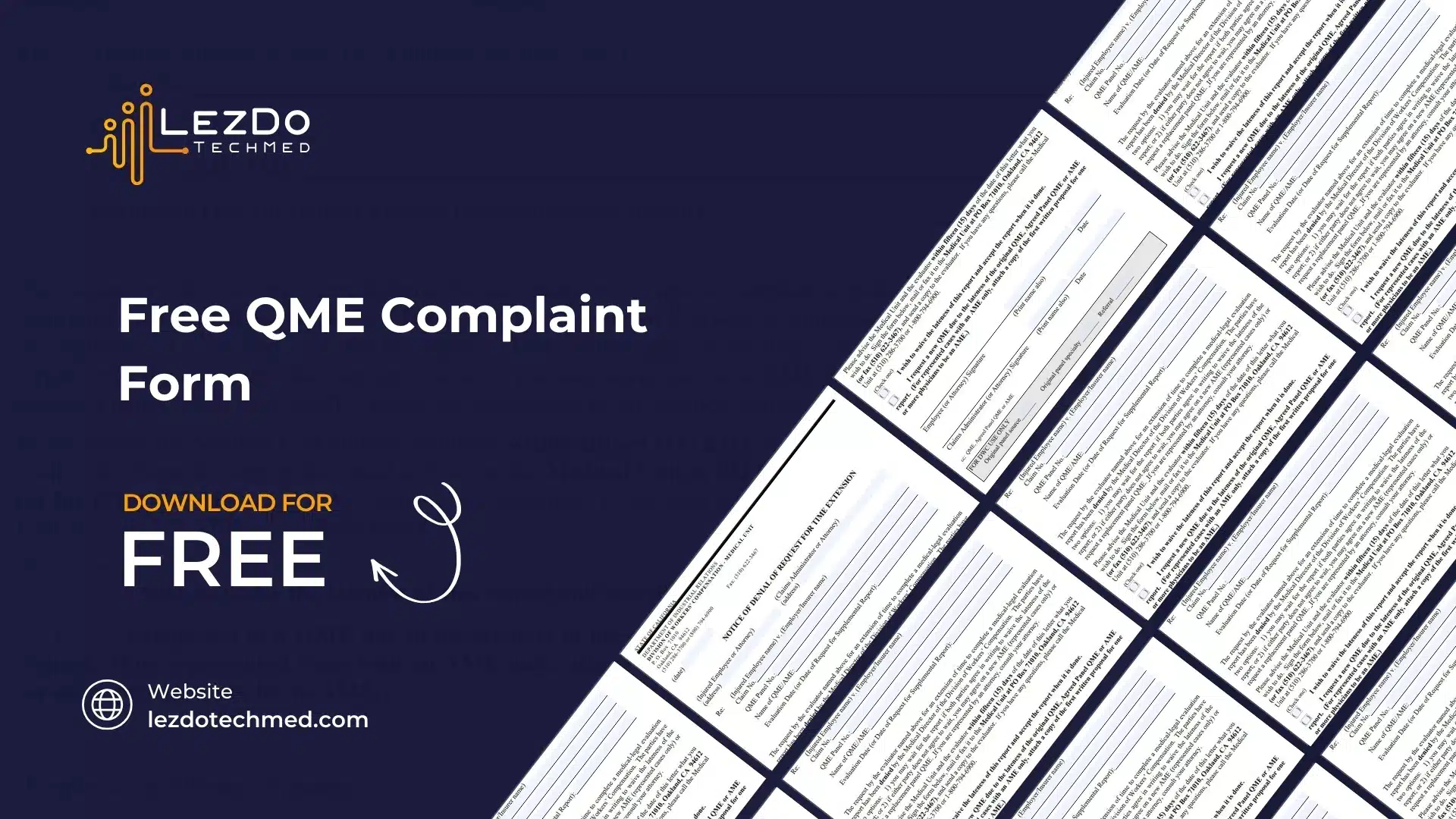 Free QME Complaint Form – Download Now - LezDo TechMed Templates