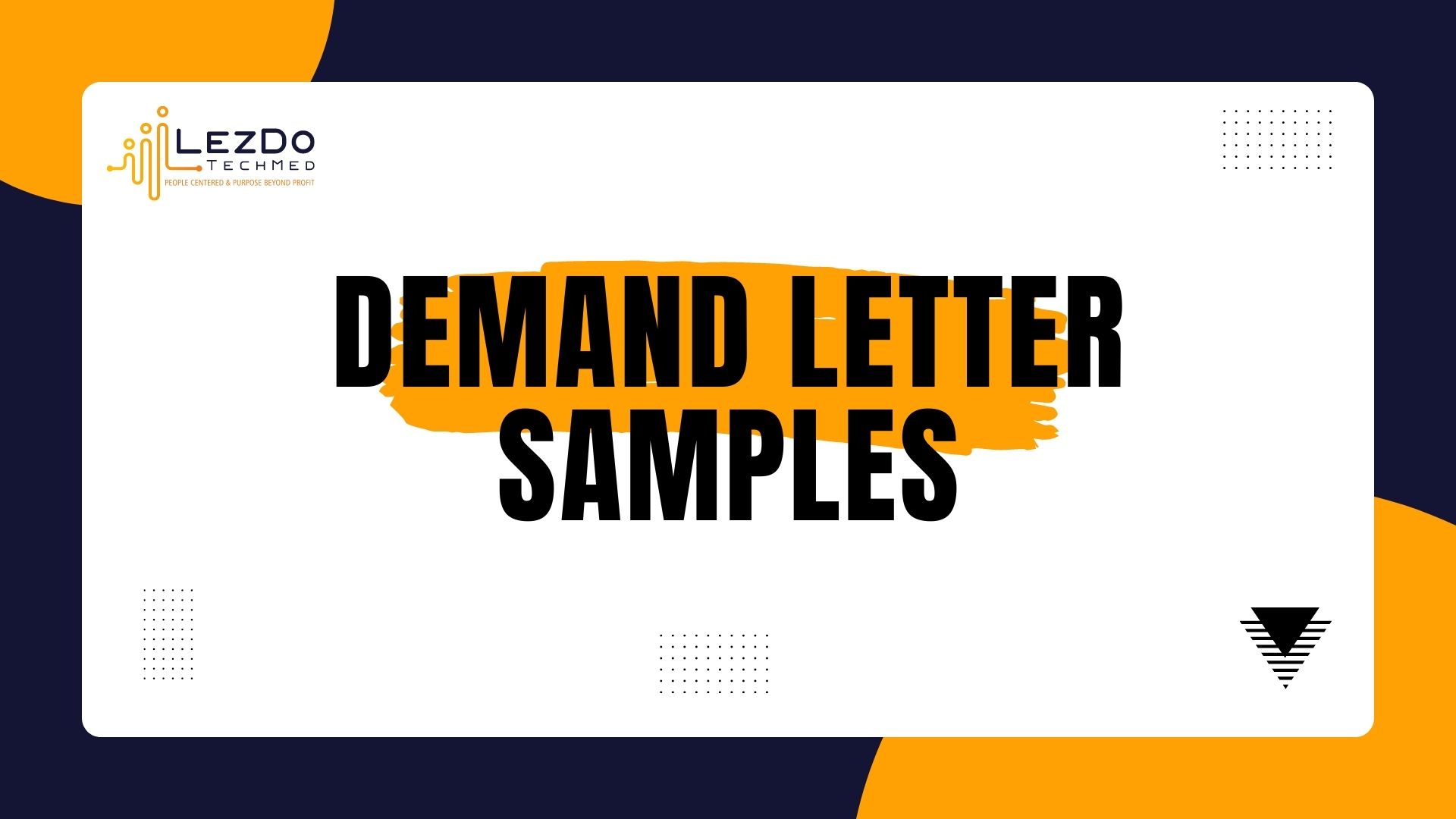 Settlement Demand Letter Samples - LezDo TechMed
