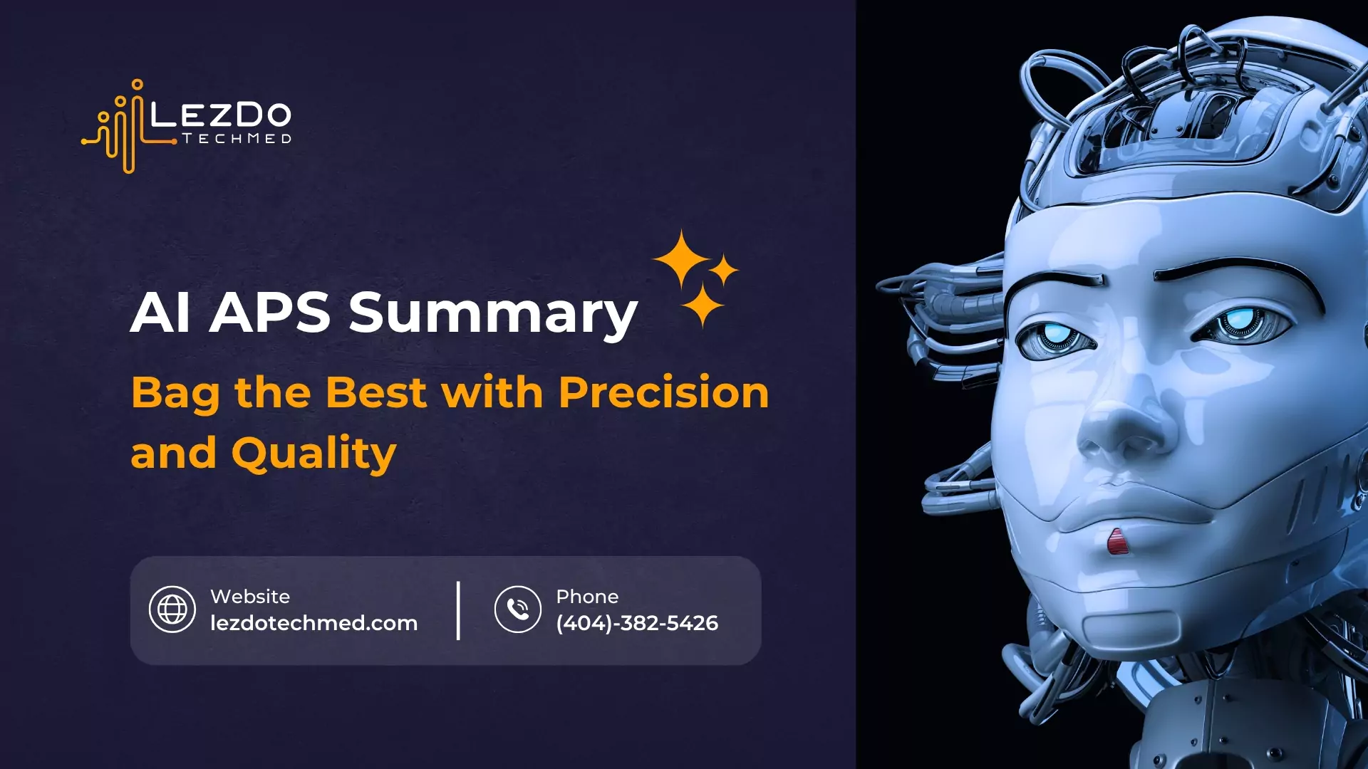 AI APS Summary: Bag the Best with Precision and Quality - LezDo TechMed